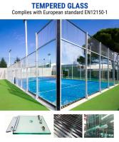 China New Design Paddle Court One-stop Solution Panoramic Padel Tennis Court Padel Tennis Platform Court Factory for sale