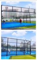 China Outdoor Padel Tennis Court Professional Glass Wall Padel Court Equipment for Sports Clubs and Commercial Projects for sale