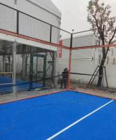 China Luxury Super Panoramic Padel Tennis Court Outdoor Wind-resistant Waterproof Padel Court for Sports Club Factory Price for sale