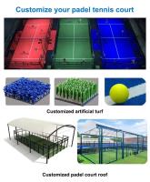 China OEM/ODM Padel Tennis Court System Outdoor & Indoor Padel Court Manufacturer China Custom Size Panoramic Glass Padel Court for sale