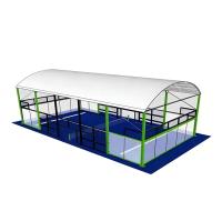 China Outdoor Cancha De Padel Set Super Panoramic Padel Courts Tennis Courts Professional Sports Court Equipment Manufacturer OEM/ODM for sale