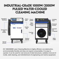 China 1000W 2000W Water-cooled Cabinet Pulsed Laser Cleaning Machine for sale