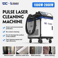 China 1000W 2000W Water-cooled Cabinet Pulsed Laser Cleaning Machine for sale