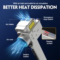 China 100W 200W 300W 500W Sheet Metal Drawbar Pulsed Laser Cleaning Machine for sale