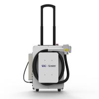 China 100W 200W 300W 500W Sheet Metal Drawbar Pulsed Laser Cleaning Machine for sale