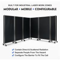 China Protective Class 4 Laser Welding And Cleaning Protective Safety Curtain Barrier for sale