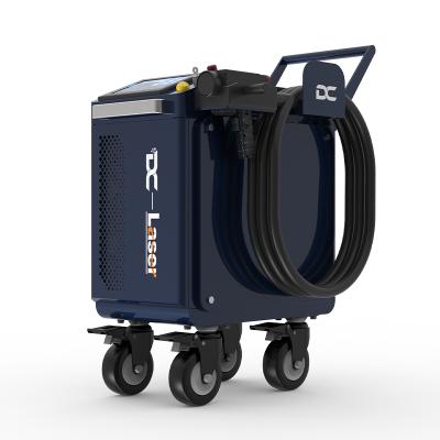 China 300W 500W Trolley-type Pulsed Laser Cleaning Machine for sale