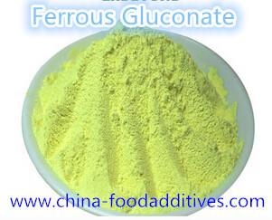 China Best iron supplement ferrous gluconate Food additives, Food grade, CAS:299-076-3 for sale