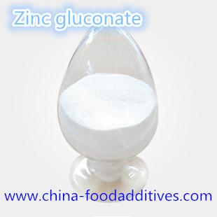 China Zinc gluconate/food additives/Hot sale Food addidtives Nutrition Enhancers CAS:4468-736-9 for sale