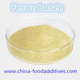 China Food Additives Ferrous Lactate food grade CAS:5905-52-2 for sale