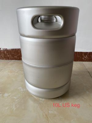 China 10L US beer barrel keg stainless steel keg with micro matic spear for beer and beverage liquids for sale
