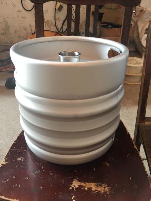 China Wholesale 304 Stainless Steel Slim 312mm 15L Beer Barrel Made in China Draft Beer Keg with Spear Fitting Extractor Tube for sale