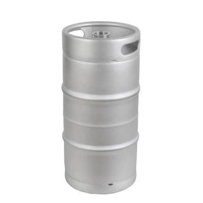 China US Standard 1/4 Bbl Stainless Steel Beer Keg Beer Barrel For Microbrewery sankey D type for sale