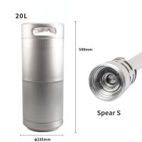 China US Kegs Stackable 5L 10L 15L 20L Draft Beer Barrel 304 Stainless Steel Beer Keg for sale
