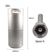 China US Kegs Stackable 5L 10L 15L 20L Draft Beer Barrel 304 Stainless Steel Beer Keg for sale