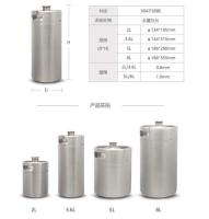 China Wholesale 304 Stainless Steel Home Use Bar Take Away 2L Single Wall Draft Beer Keg Mini Growler for sale