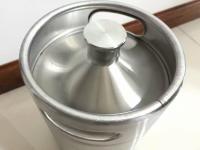 China Wholesale 304 Stainless Steel Home Use Bar Take Away 2L Single Wall Draft Beer Keg Mini Growler for sale