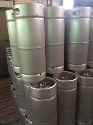 China Silver Beer Kegs with Sankey Valve Type for Industrial Needs for sale