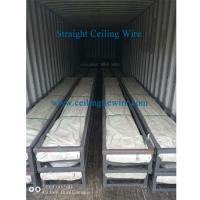 China 10ft X 12 Gauge HDG Acoustical Straight Ceiling Wire Antierosion for sale