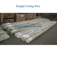 China 12ft 12 Gauge Ceiling Wire Electro Galvanized 50lbs Straight Hanger Wire for sale