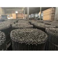 China Black Annealed Double Loop Rebar Tie Wire 17 Gauge 4'' for sale