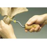 China 100mm Steel Wire Sack Ties PVC Coated Bag Rebar Tie Wire Loops for sale