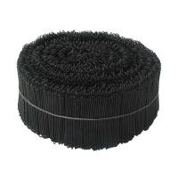 China Q195 160mm Double Loop Rebar Tie Wire 17 Gauge Black Annealed Bar Ties for sale