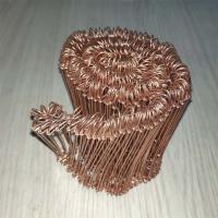 China 1.5x110mm Carbon Steel Double Loop Rebar Tie Wire 2000pcs for sale