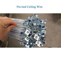 China 12 Gauge 10 feet Acoustical Pre Tied Ceiling Wire attached a 1-1/4