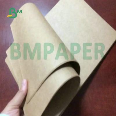 China Expansible Sack Brown Kraft Paper Sheets 80gsm 90gsm For Making Cement Bag for sale