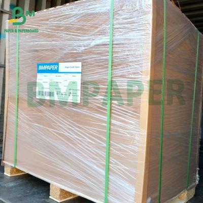 China Strong Unglazed Sack Kraft Paper Brown Natural Unbleached 80gsm for sale