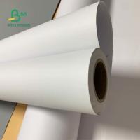 China 92 Brightness 24'' x 300ft 20lb CAD Bond Paper Uncoated White Roll for sale