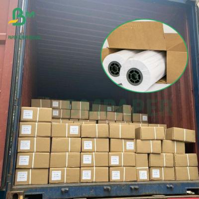 China 3inches Core CAD Bond Roll 36''x500ft Wide Format Engineer Plotting Paper for sale