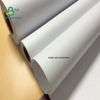 China 36'' x 300ft 20lb Woodfree Ink Jet Bond Paper Uncoated CAD Roll 2'' Core for sale