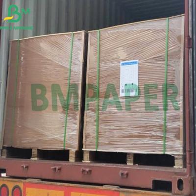 China Virgin Pulp Brown Kraft Wrapping Paper Rolls 1250mm 50gsm 70gsm for sale