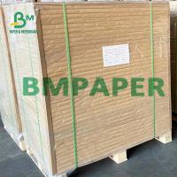 China Single Side Waterproof PE Coated Kraft Paper 125g - 400g For Food Packing Boxes for sale