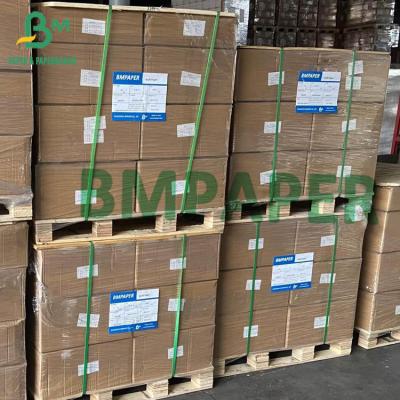 China 60gsm Kraft Wrapping Paper Roll 15mm 19mm Width For Straw Paper Striped Red Color for sale