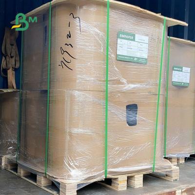 China 80GSM 90GSM Kraft Liner Board , Semi Extensible Kraft Paper For Cement Bags for sale