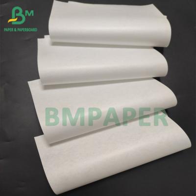 China Food Grade White MG Kraft Paper Roll 30gsm - 50gsm  For Food Packaging for sale