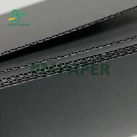 China Black Corrugate E Flute Cardboard Sheet For Carton Packing 502mm X 693mm for sale