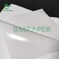 China 80gsm Semi Glossy Adhesive Sticker Paper , Self Adhesive Thermal Paper For Medicine Label for sale