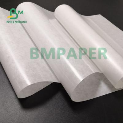 China 40gsm +10g PE C1S MG White Paper For Fried Food Package Greaseproof 61 X 86cm for sale