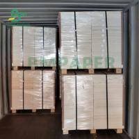 China 0.7mm Natural White Cup Coaster Board Paper Absorbent 460mm X 610mm for sale
