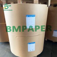 China 0.5mm Uncoated Blotting Paper Natural White  On Roll For Bottle Gaskets for sale