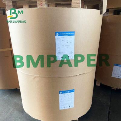 China 0.5mm Uncoated Blotting Paper Natural White  On Roll For Bottle Gaskets for sale