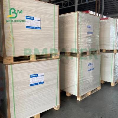 China 250gsm 300gsm C1S Kraft Back Coated Duplex Board For Salad Box Food Safe for sale
