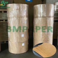 China 140g + 15g One Side PE Coating Food Grade Brown Kraft Papel For Food Packing for sale