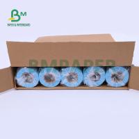 China 80gsm Skyblue Double Side Plotter Paper For Graphic Drawing 20'' x 50yards for sale