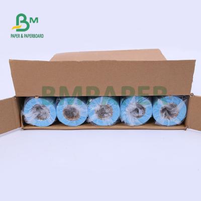 China 80gsm Skyblue Double Side Plotter Paper For Graphic Drawing 20'' x 50yards for sale