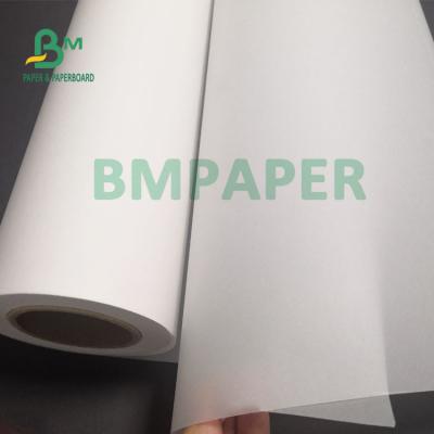 China 80gsm Translucent White Tracing Paper Roll For Sketch Painting 20'' x 50yards for sale